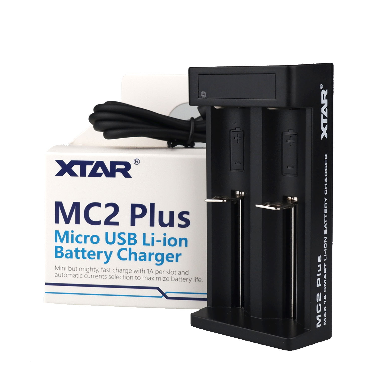Xtar MC2 Plus Dual Bay Charger - Big Dog Vapory